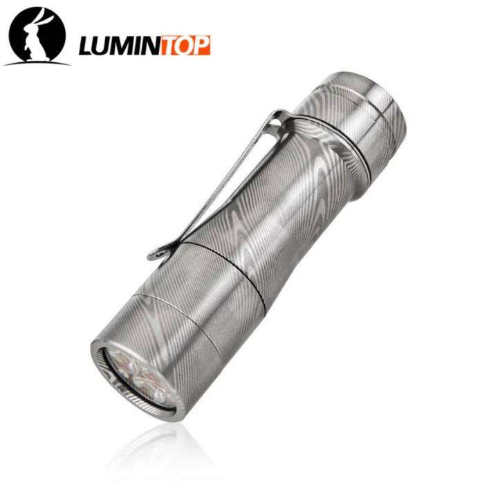 LUMINTOP FW3A DAMASCUS Flashlight Senter LED 2800 Lumens 200 Meter ...