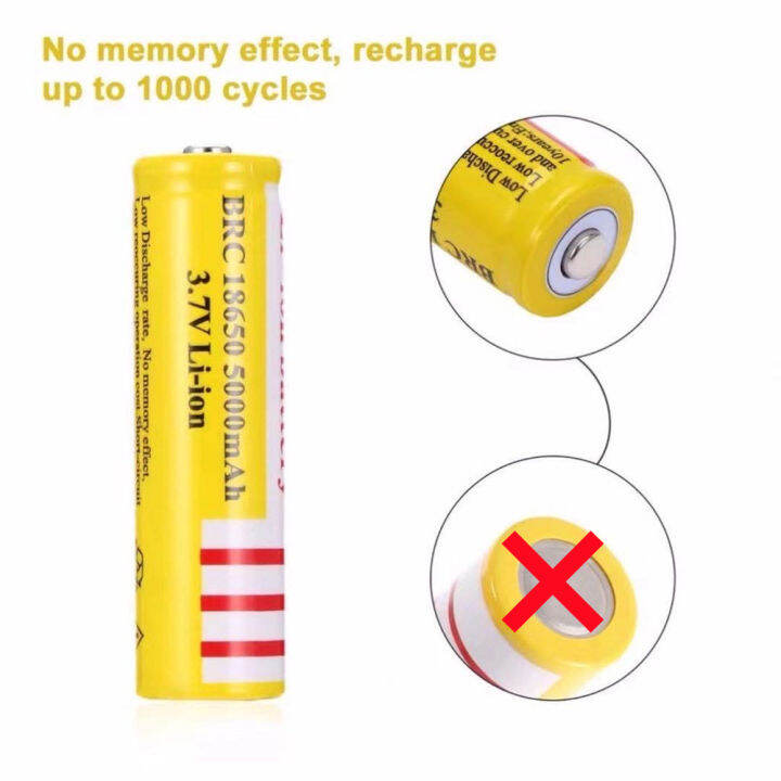 18650 2200mah rechargeable lithium battery positive bump | Lazada PH