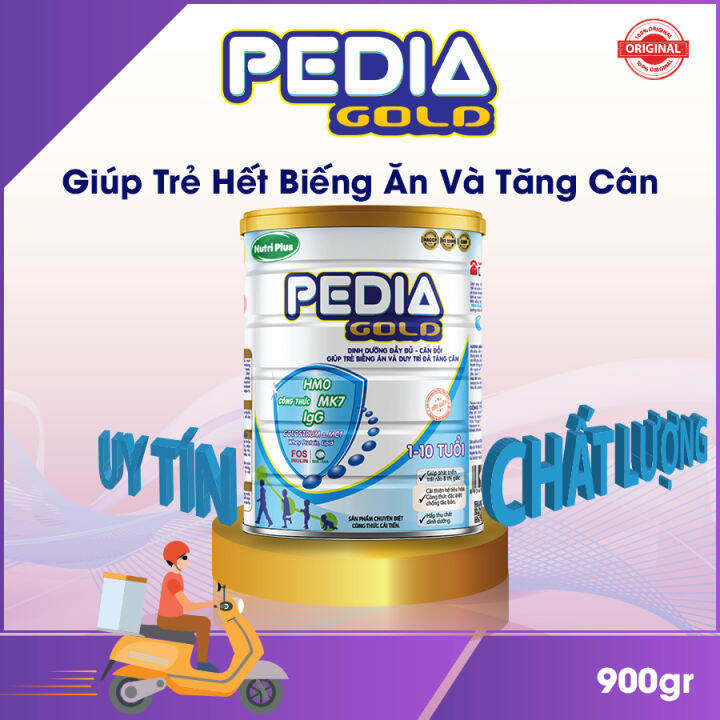 NUTRIPLUS PEDIA GOLD, Sữa bột dinh dưỡng cho trẻ biếng ăn thấp còi tăng cân. | Lazada.vn