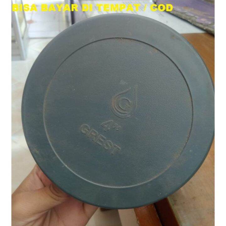 DOP MEREK GREST 4" INCH TUTUP PIPA WARNA ABU ABU - TUTUP PIPA 4" IN ...