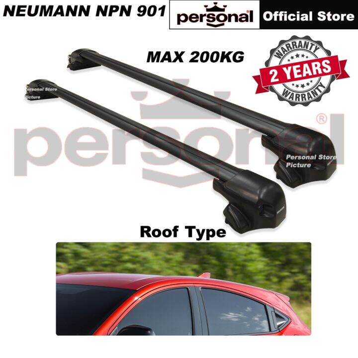 NEUMANN 901 Wing bar Heavy load roof rack cross bar to carry kayak ...