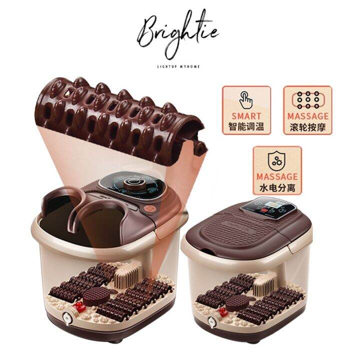 Brightie Foot Bath Tub Automatic Heating Foot Wash Basin Health ...