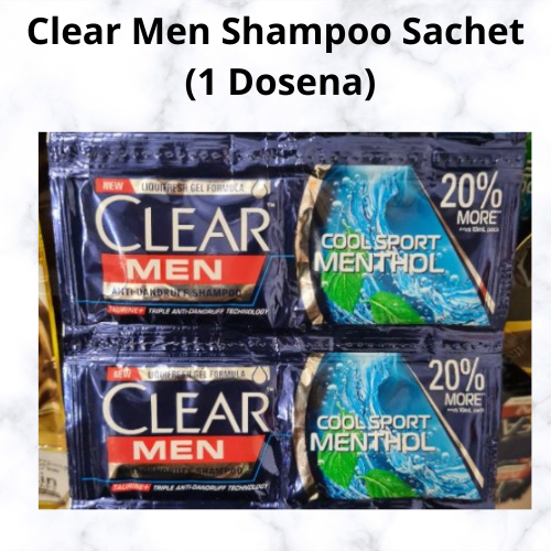Clear Men Shampoo Sachet (1 Dosena) | Lazada PH