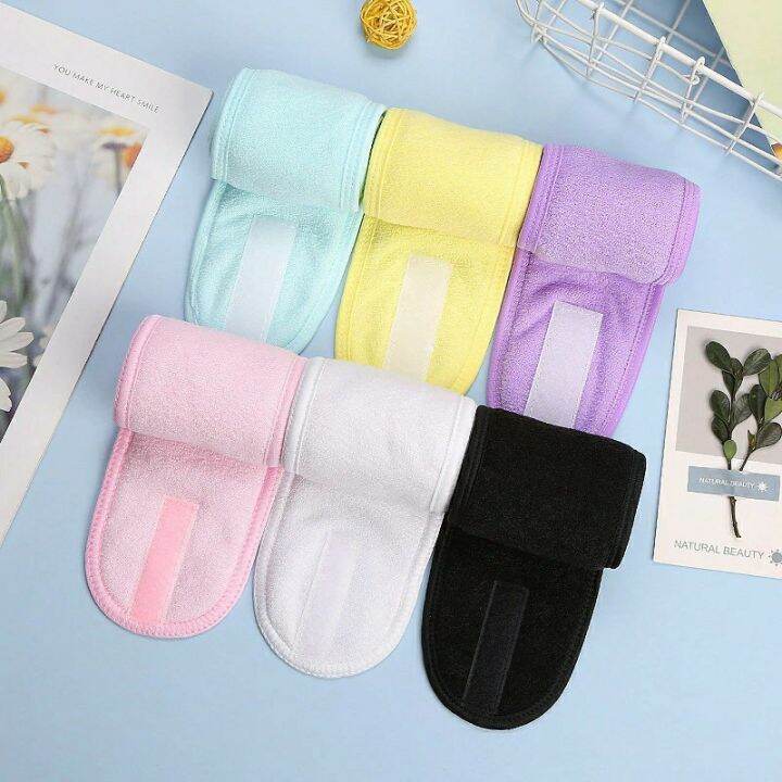 Bandana Facial Masker / Headband Bando Mandi / Bandana Makeup Korea ...
