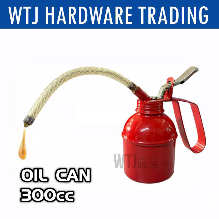 Red Oil Can Oiler Pump Pot with Flexible Spout 300cc | Lazada