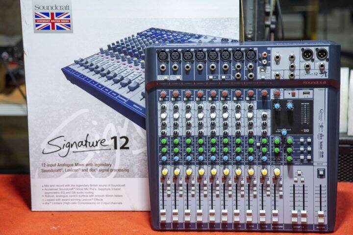 SOUNDCRAFT SIGNATURE-12 MIXER มีเอฟเฟคแท้หวานๆ มิกเซอร์ SIGNATURE12 ...