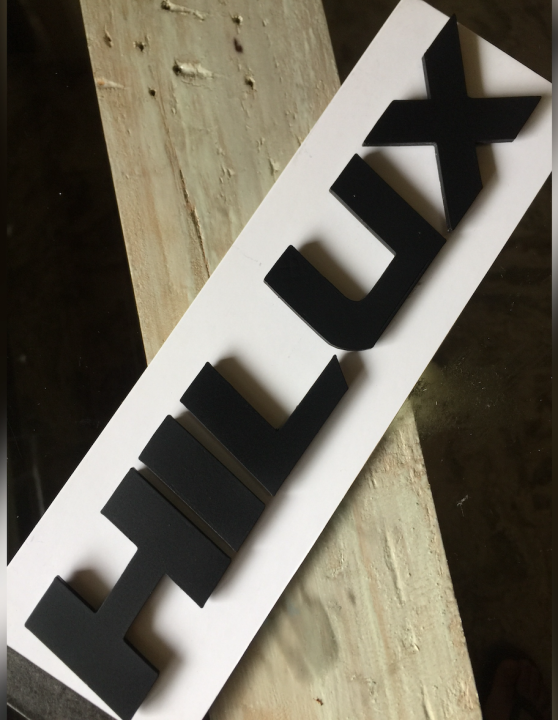 IdYourCar! - Toyota Hilux - Hood Emblem - Black | Lazada PH