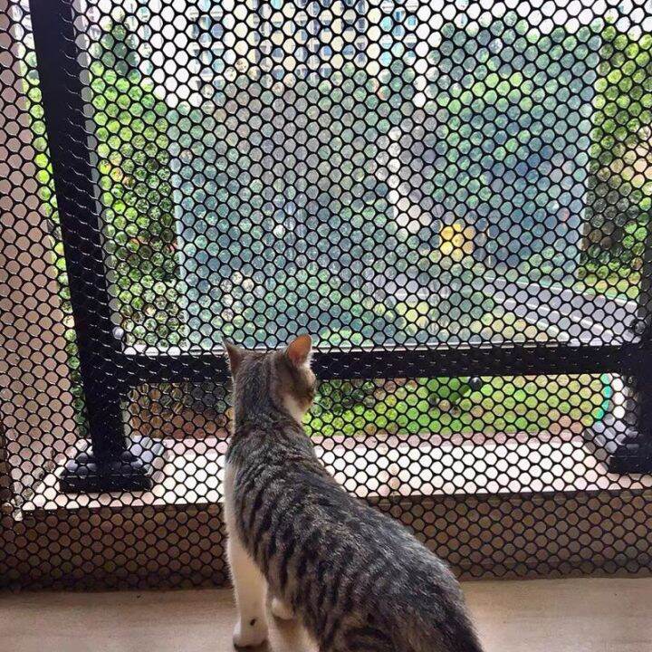 Black Balcony Fence Leakage-Proof Plastic Mesh Fence Window Window Pad ...