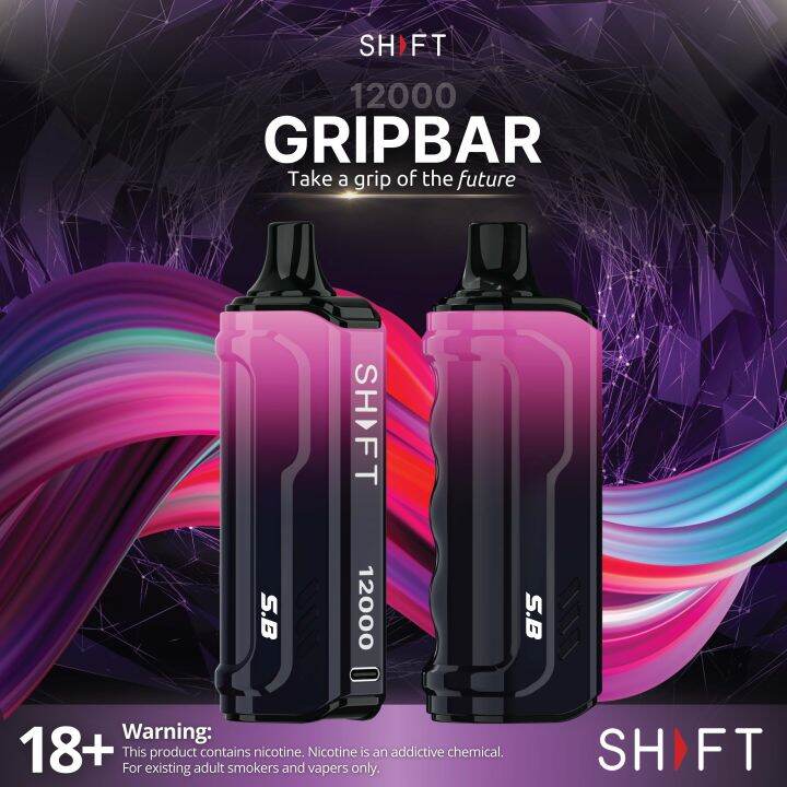 S.B - SHFT GRIPBAR 12000 PUFFS WITH FREE SHFT LANYARD INSIDE | Lazada PH