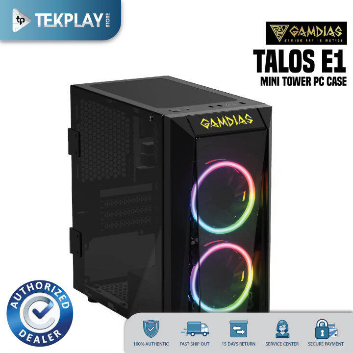 Gamdias Talos E1 Mini Tower Gaming Case | Lazada PH