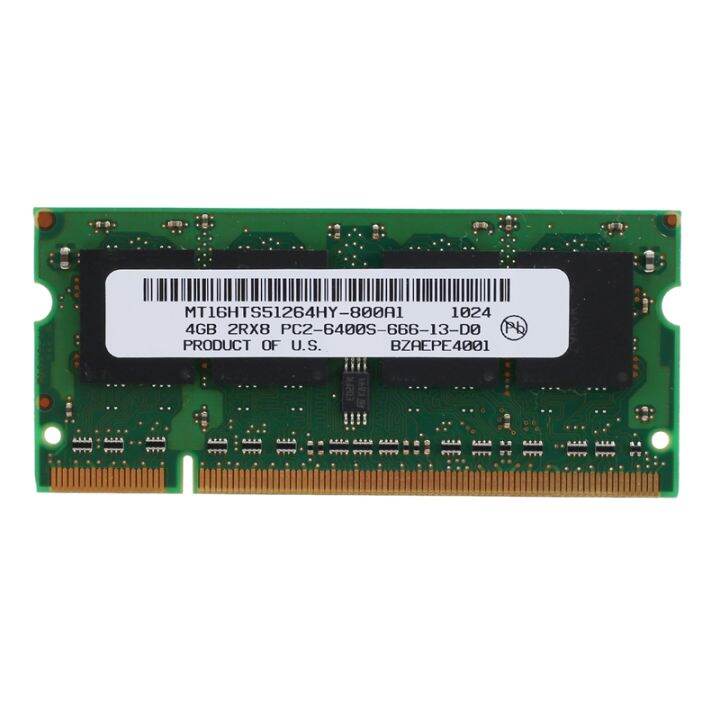 4gb Ddr2 Laptop Ram 800mhz Pc2 6400 Sodimm 2rx8 200 Pins For Intel Amd