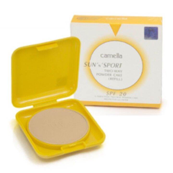 Camella Sun'N Spot Two Way Powder Cake SPF 20 ++ แป้งซันสปอตท์ คาเมลล่า ...