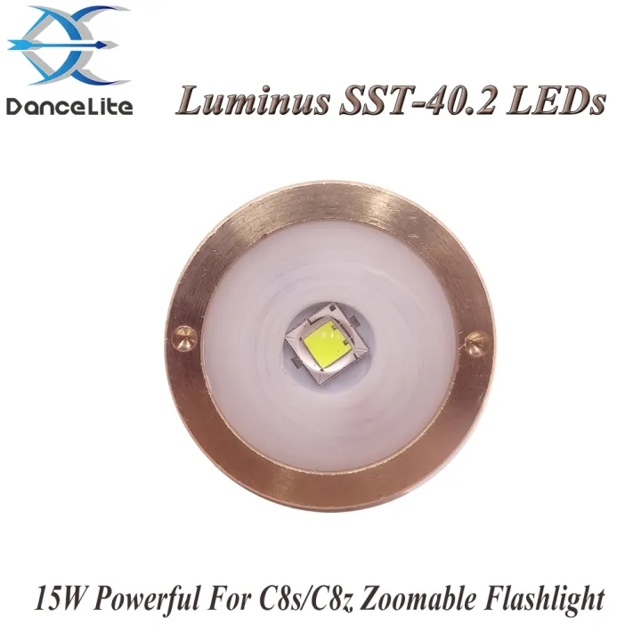 1ชิ้น Luminus SST-40.2 15วัตต์ที่มีประสิทธิภาพ LED โมดูลสำหรับ C8z C8s ...
