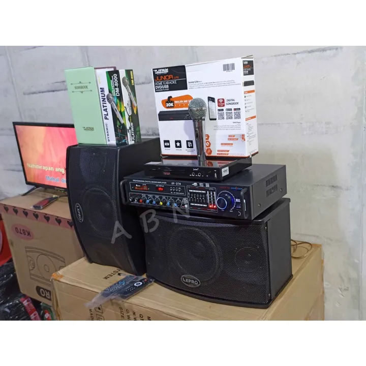 Home Karaoke Videoke Set with Free Mic Platinum Junior Lite ...