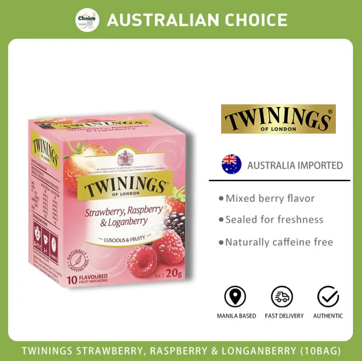 Australia Imported Twinings Raspberry Strawberry & Loganberry Tea Bags ...