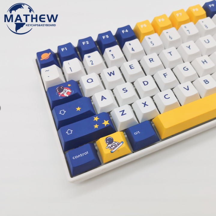 Astronaut Keycaps Cherry Profile Keycap 130 Key Blister Box Five-sided ...