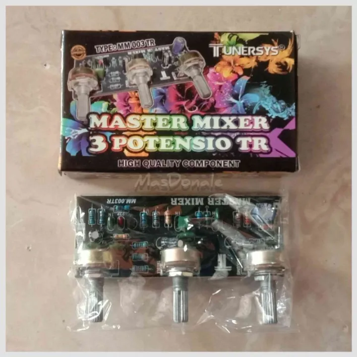Master Mixer 3 Potensio Transistor Tunersys | Lazada Indonesia