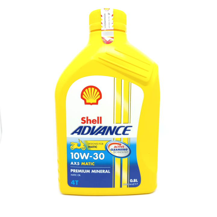 Oli Shell Advance Ax5 Matic 800ml 10w30 20w40 4T Beat Mio Vario Scoopy ...