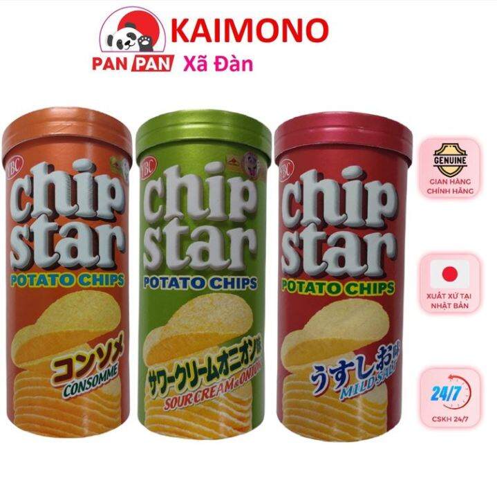 [FREESHIP MAX] - Bánh Snack Khoai Tây Chip Star YBC 50g Nhật Bản - PanPan Xã Đàn Kaimono | Lazada.vn