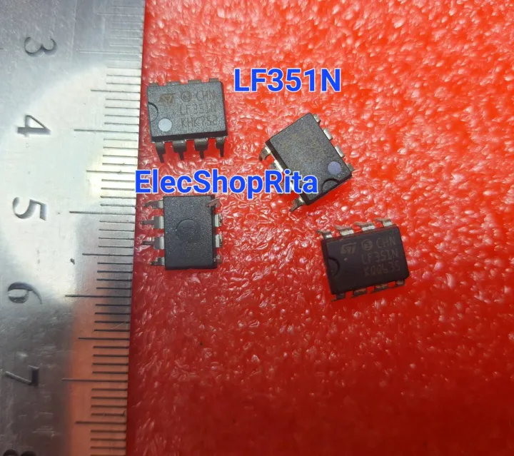 LF351N , F351 , IC Input Operational Amplifier JFET DIP 8 Pin ไอซี 8 ขา ...