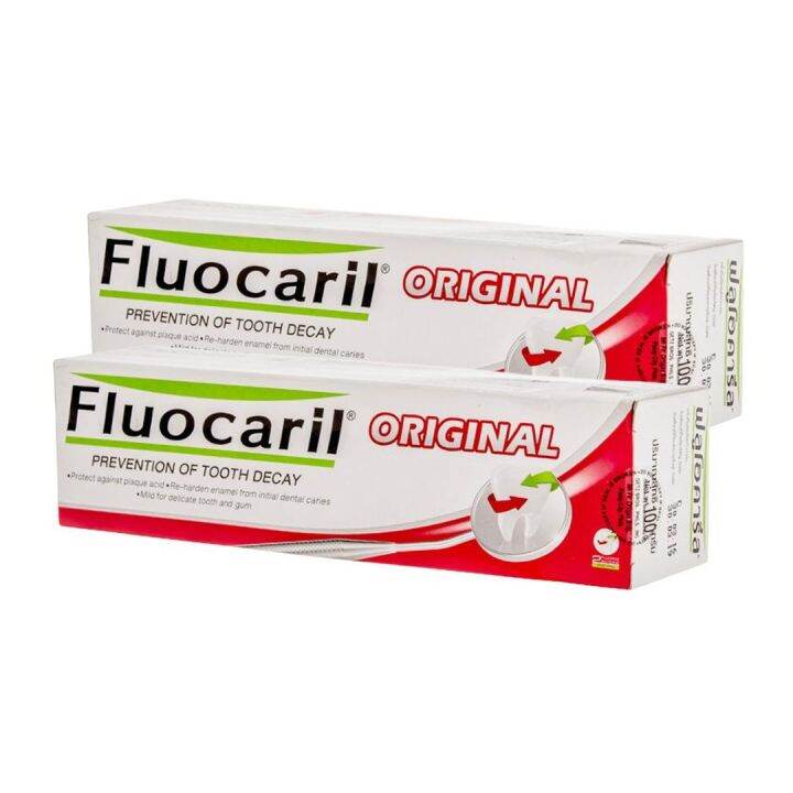 Fluocaril Original Bi-Fluore Adult Toothpaste 100g 2 packs | Lazada PH