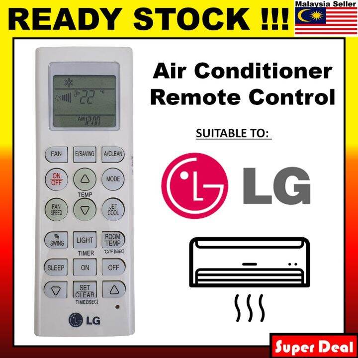 LG Air Cond Aircon Aircond Remote Control Replacement (LG02) | Lazada.co.th