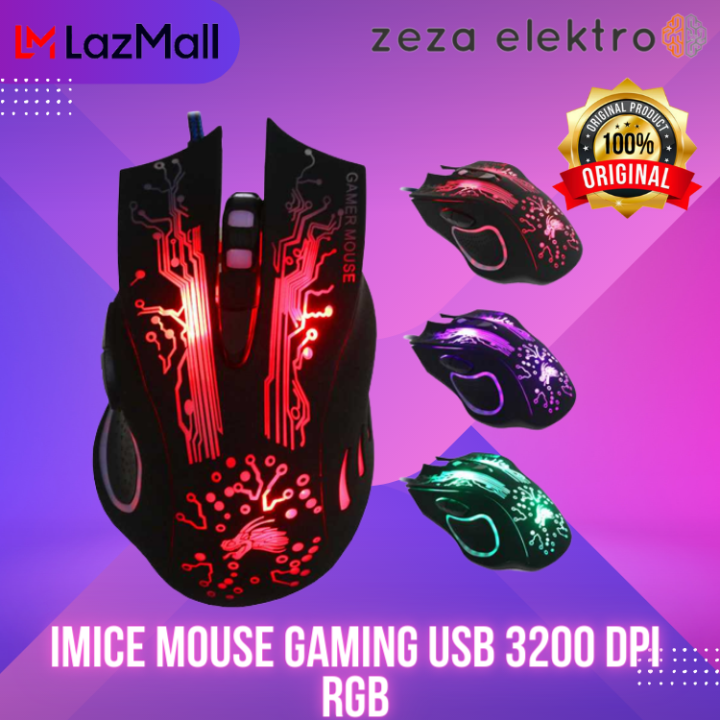 iMice Mouse Gaming USB 3200 DPI mouse wireless mouse mouse laptop mouse laptop wireless mouse ...