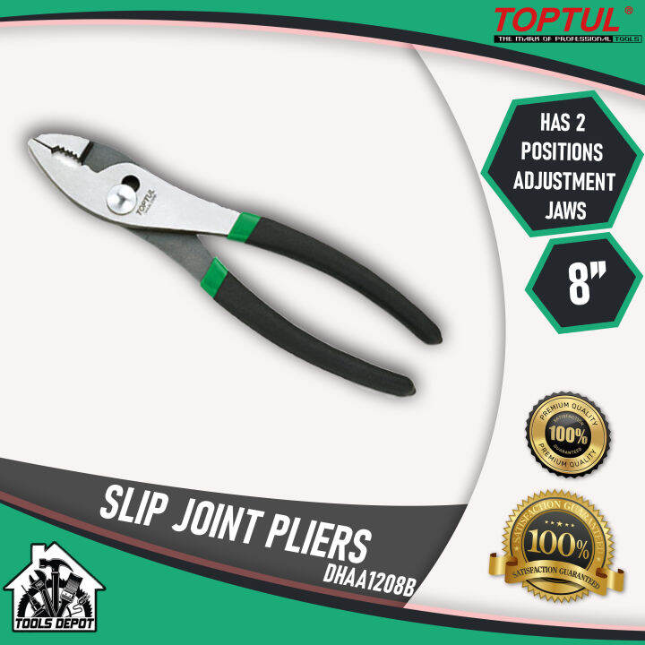 TOPTUL DHAA1208B SLIP JOINT PLIERS | Lazada PH