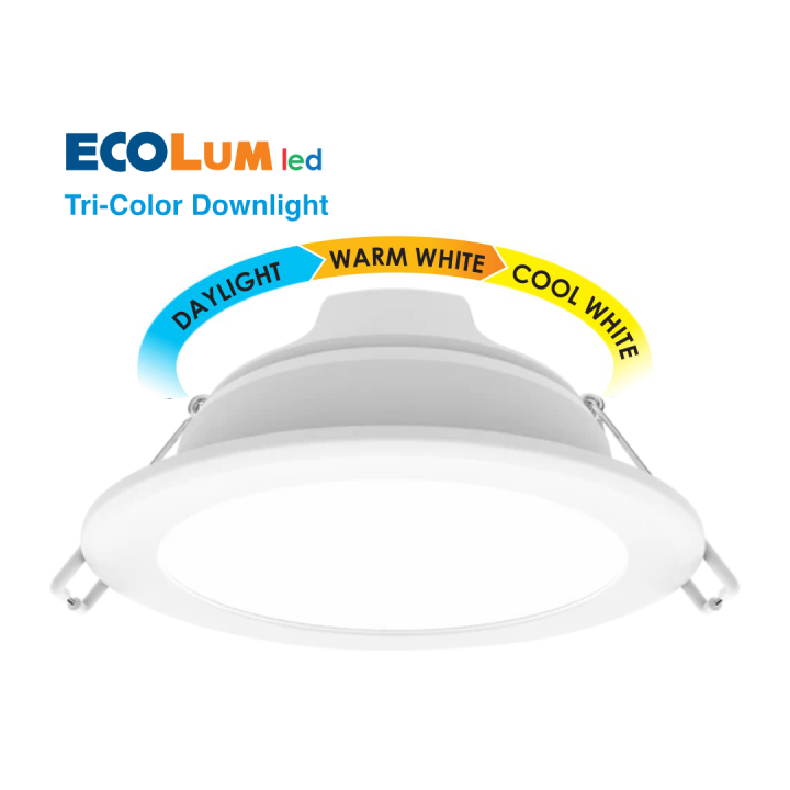 Firefly Ecolum Tri-Color Light Emitting Diode LED Downlight Integrated ...