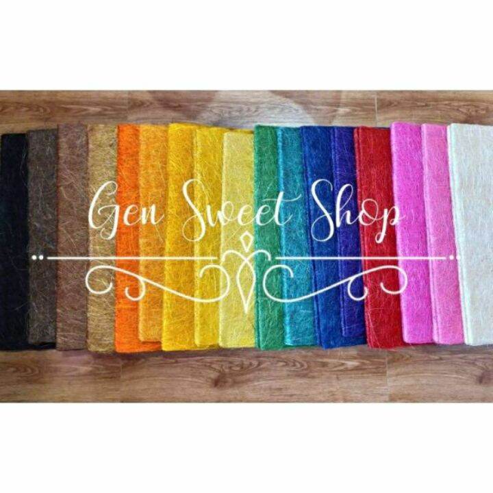 13 SHEETS UNCUT ABACA WRAPPER- SINAMAY WRAPPER - DIY - BOUQUETS - ARTS ...