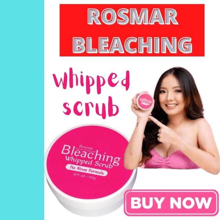 NO RINSE FORMULA Rosmar Bleaching Whipped Scrub Rosmar Scrub For ...