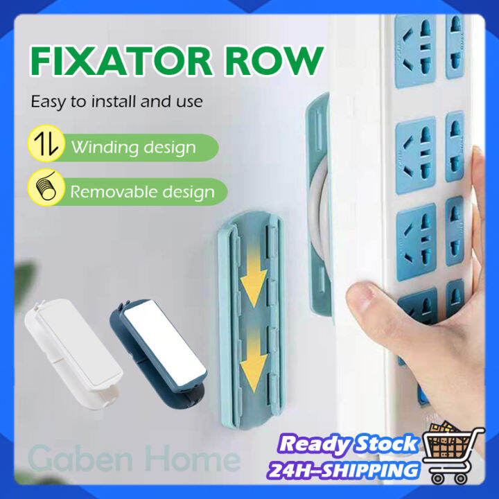 Wall Mounted Socket Plug Holder Self-Adhesive Insert Seamless Power ...