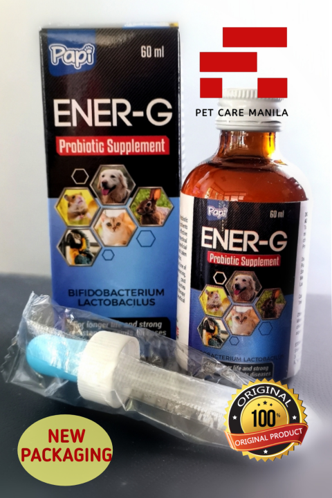 Papi ENER-G Probiotic Food Supplement 60ml (VetMate EnerG) | Lazada PH