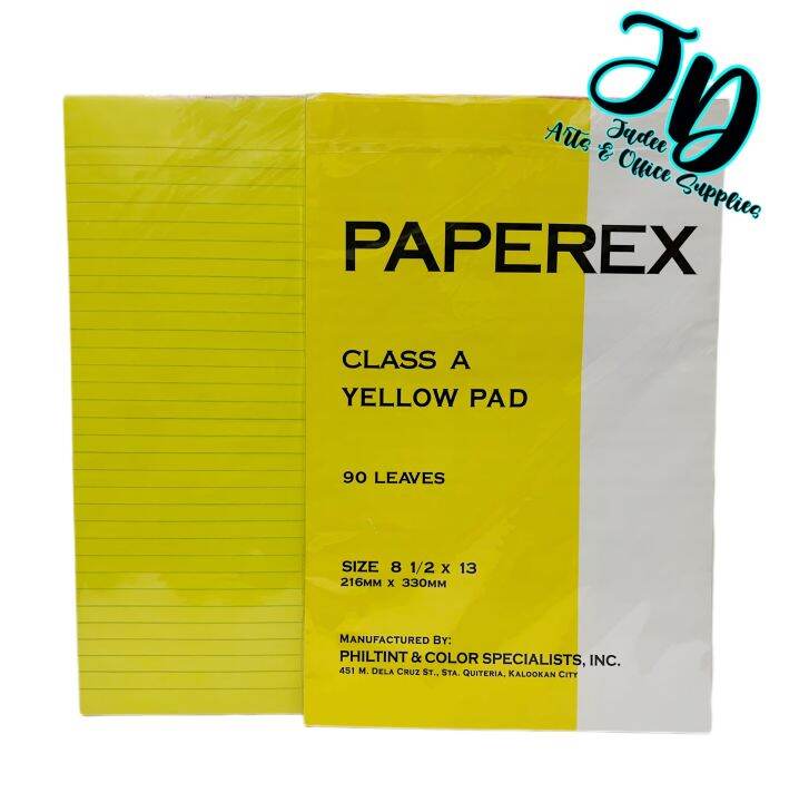 Paperex Yellow Pad [90 Leaves] | Lazada PH