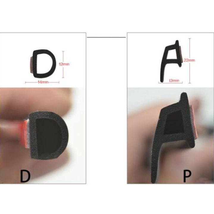 P D Z Type 3m Car Door Rubber Seal Sound Insulation Car Door Sealing