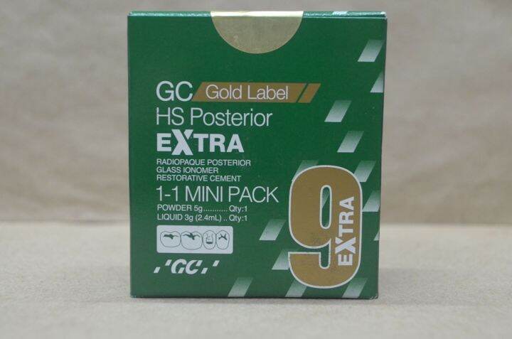 GC 9 Extra HS Posterior 1-1 Mini Pack Glass Ionomer Restorative Cement Dental Market Supply ...