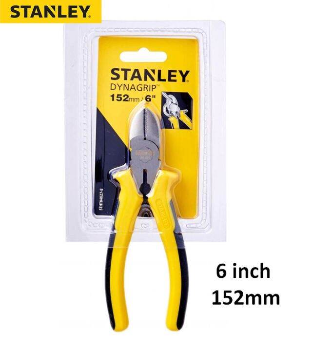 STANLEY DYNAGRIP HEAVY DUTY DIAGONAL PLIER (6"/ 7"/ 8") | Lazada