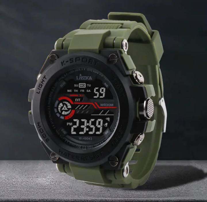 Lasika LED Army Military Fashion Waterproof Digital Watch For Men And ...