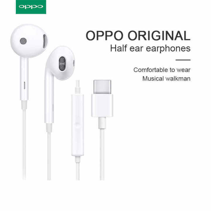 Oppo Earpods Wire Control with Mic R17 Type C Connection | Lazada PH