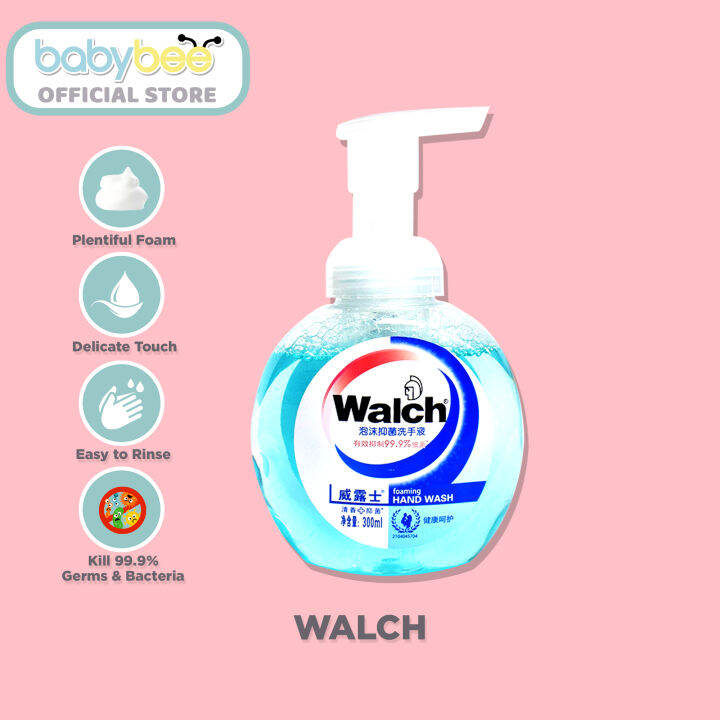Walch Foaming Hand Wash, Germicidal Foaming Liquid Soap, Liquid Hand ...
