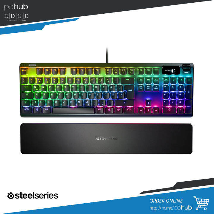 SteelSeries SS Apex 7 RGB, mechanical keyboard, red linear switch, pn ...