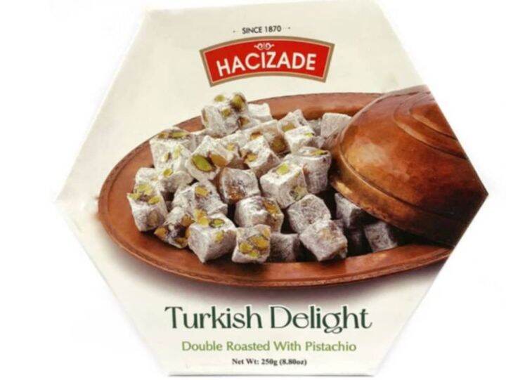 Hacizade Turkish Delights Double Roasted with Hazelnuts 250 gram ...