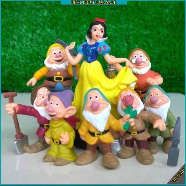 Kids 8Pcs/Set Snow White and the Seven Dwarfs Action Figure Doll ...