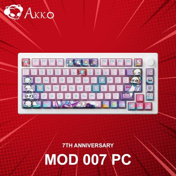 คีย์บอร์ด Akko 7th Anniversary MOD 007 PC (ภาษาอังกฤษ) ประกันศูนย์ 1 ปี ...