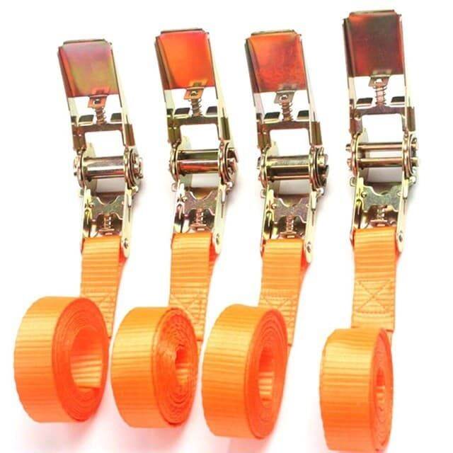 [J&T EXPRESS RIDER] Heavy Duty Buckle Tie-Down Ratchet Belt Cargo rope ...