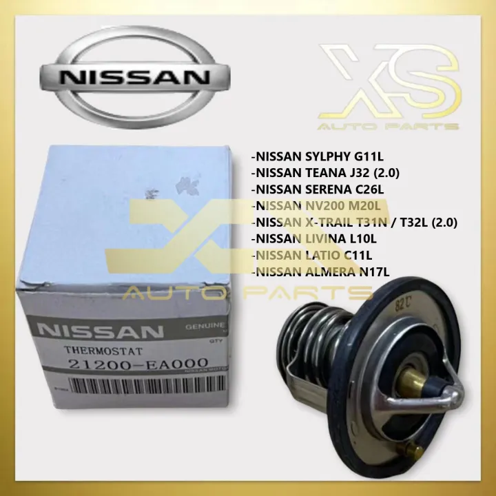 NISSAN GENUINE THERMOSTAT 21200-ED00A (82.0) (LOWER) FOR NISSAN LIVINA ...