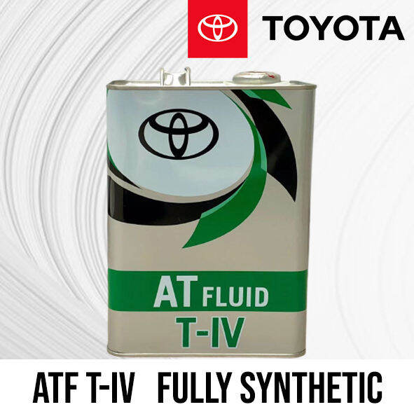 Toyota ATF Type T-IV Fully Synthetic - 1 Gallon / 4L (08886-81015 ...