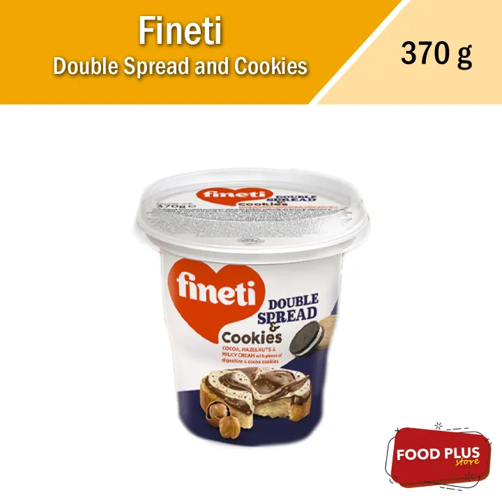 Fineti Hazelnut Double Spread & Cookies (370g) | Lazada PH