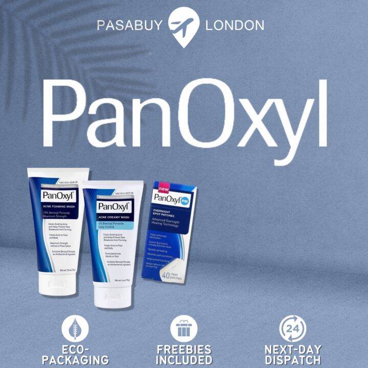 ♨ PanOxyl | Foaming 10, Creamy 4 Acne Wash Benzoyl Peroxide, Patches ...