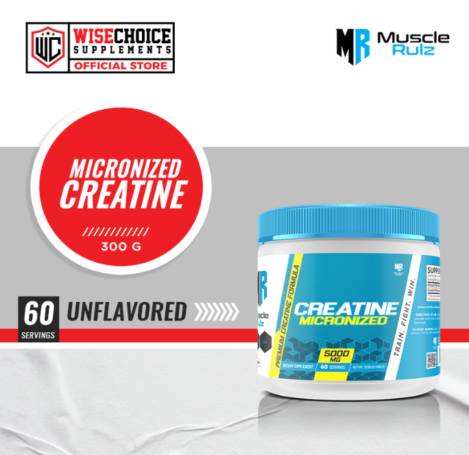 MUSCLE RULZ CREATINE MICRONIZED 300 GRAMS | Lazada PH